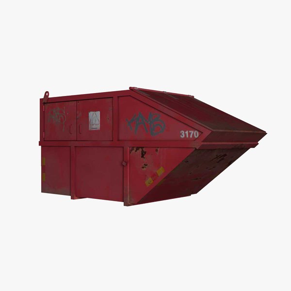3D модель Контейнер Красный - TurboSquid 719388