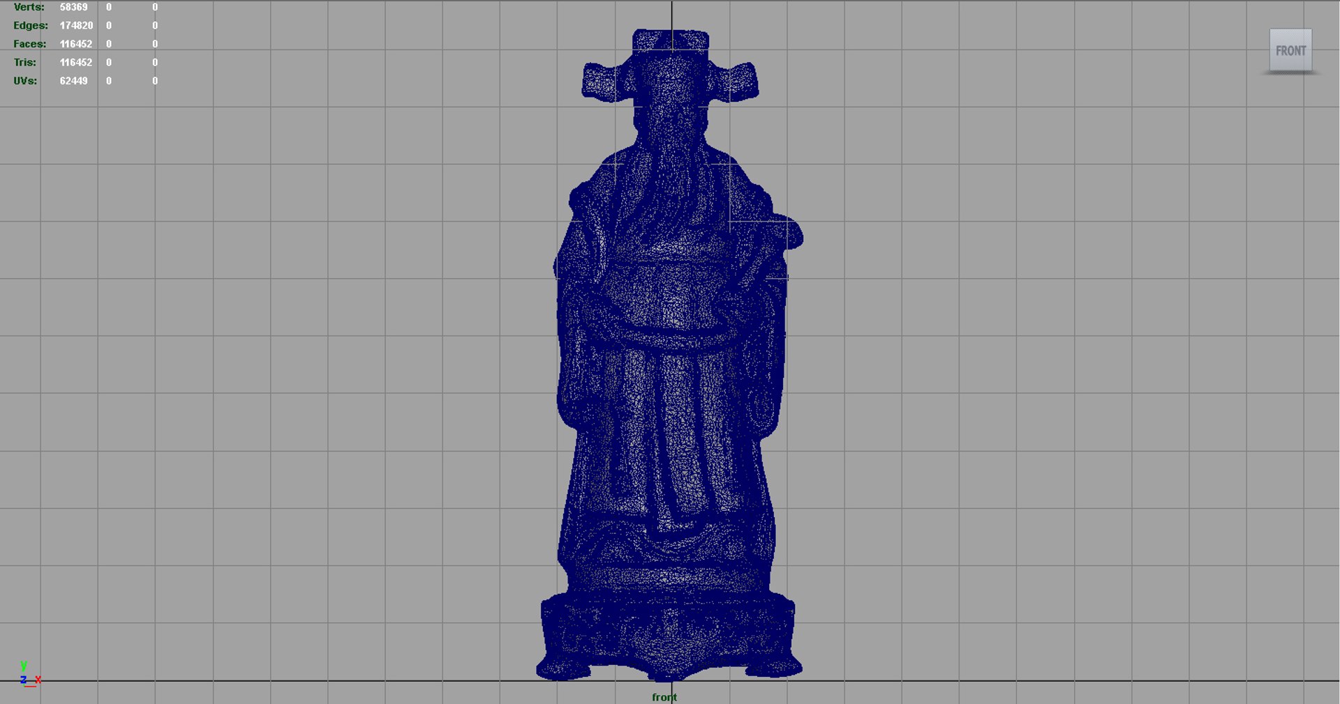 Ancient Chinese Sculpture 3D - TurboSquid 1243094