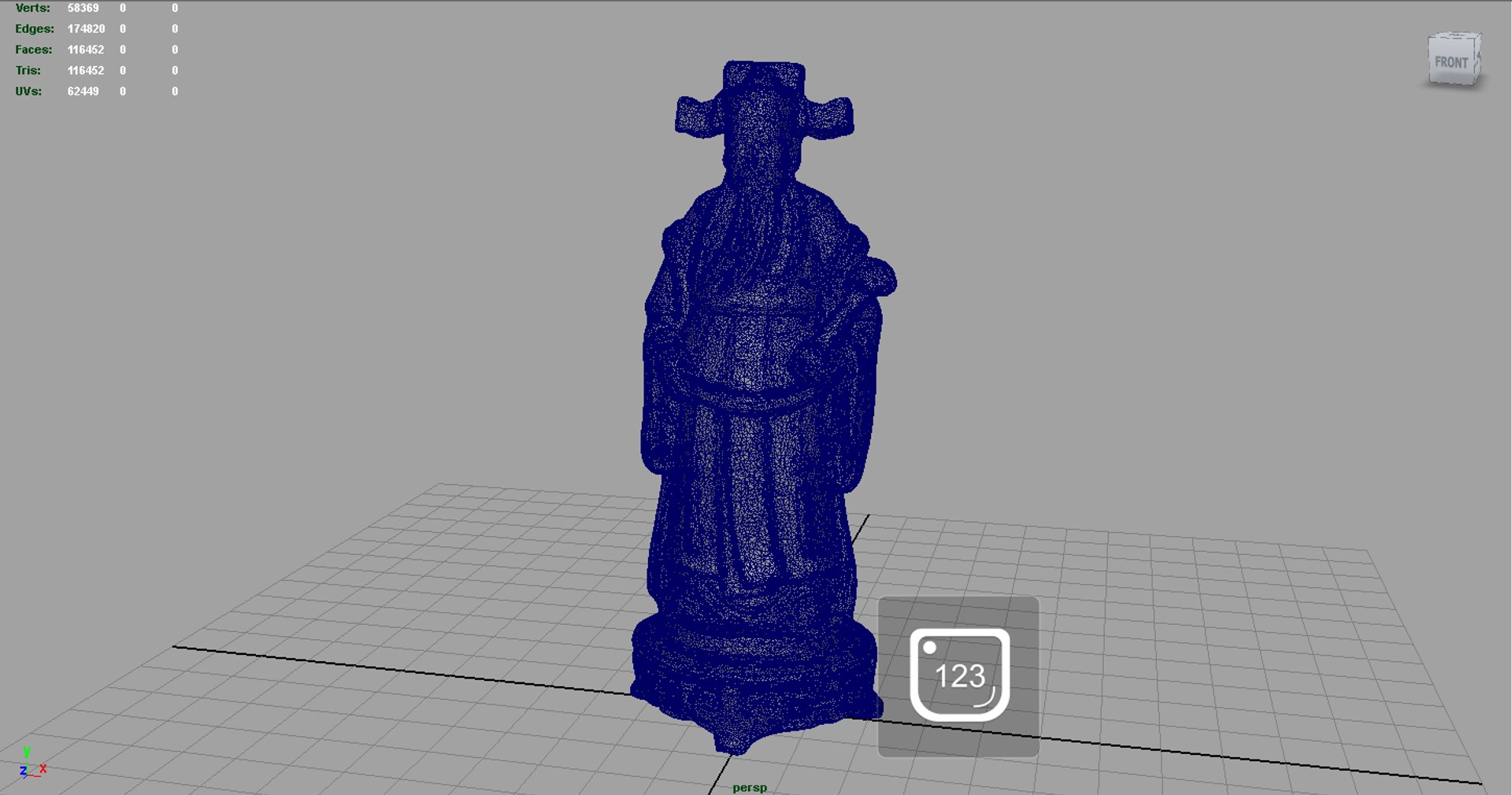 Ancient Chinese Sculpture 3D - TurboSquid 1243094