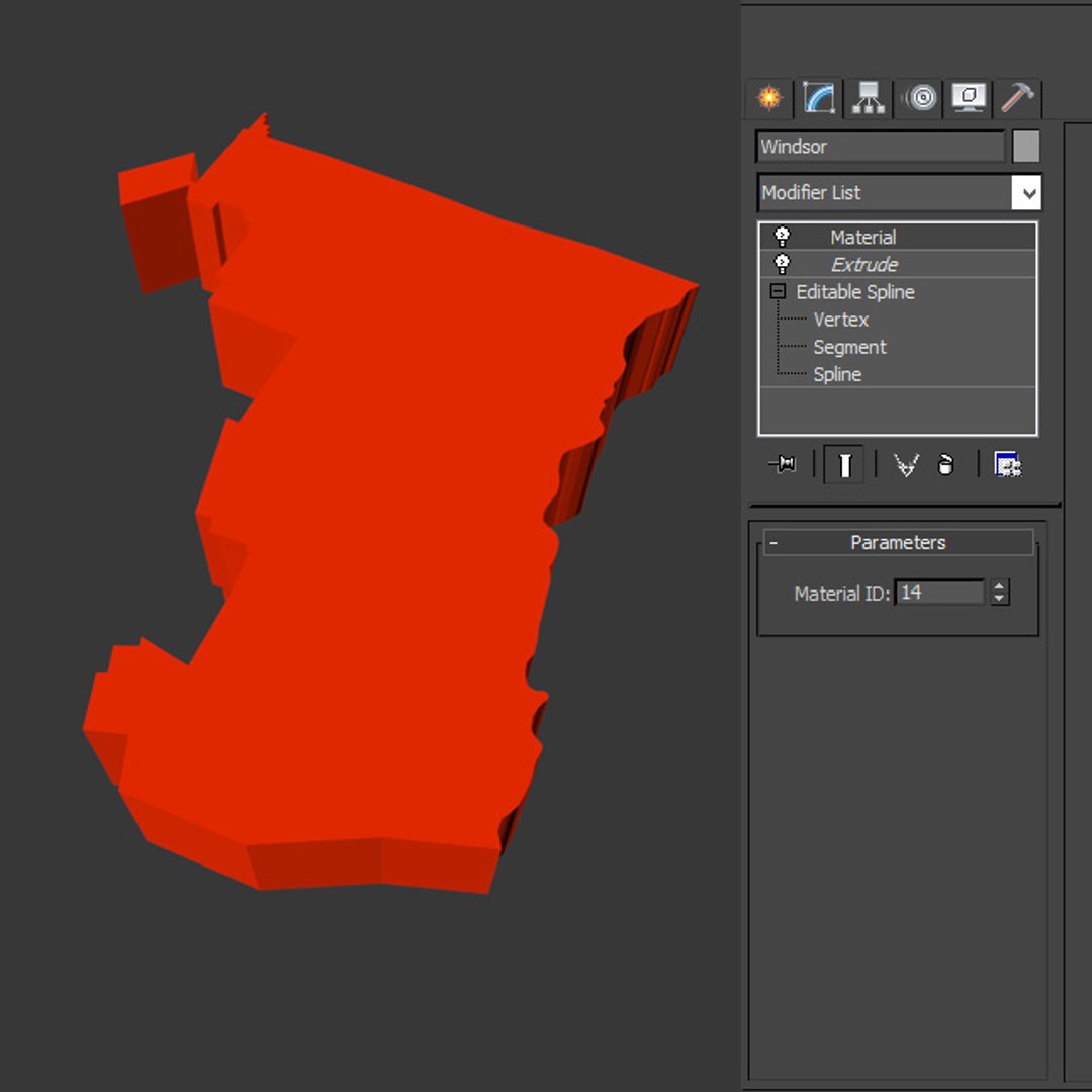 3d Counties Vermont Model
