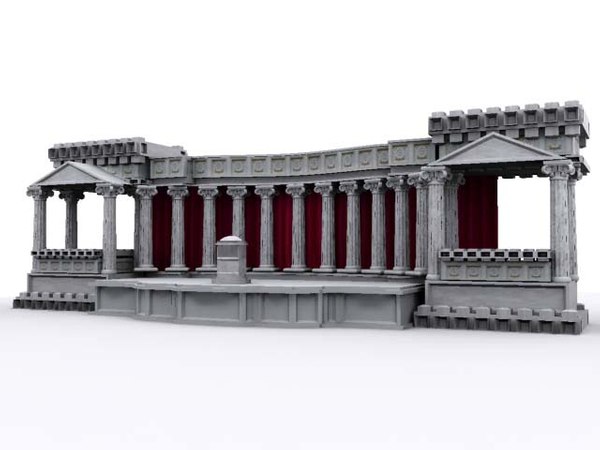 modelo 3d ALTAR ROMANO - TurboSquid 354255