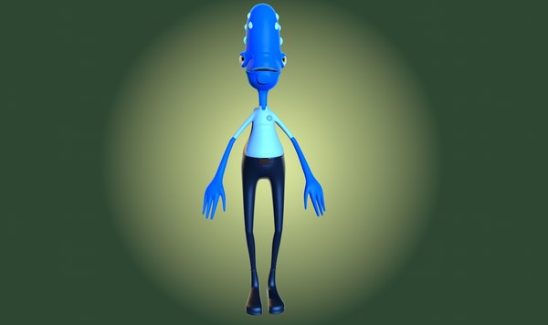 alien character c4d