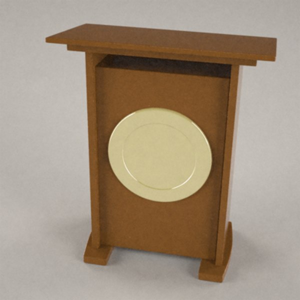 Pulpit 3D Studio Models for Download | TurboSquid
