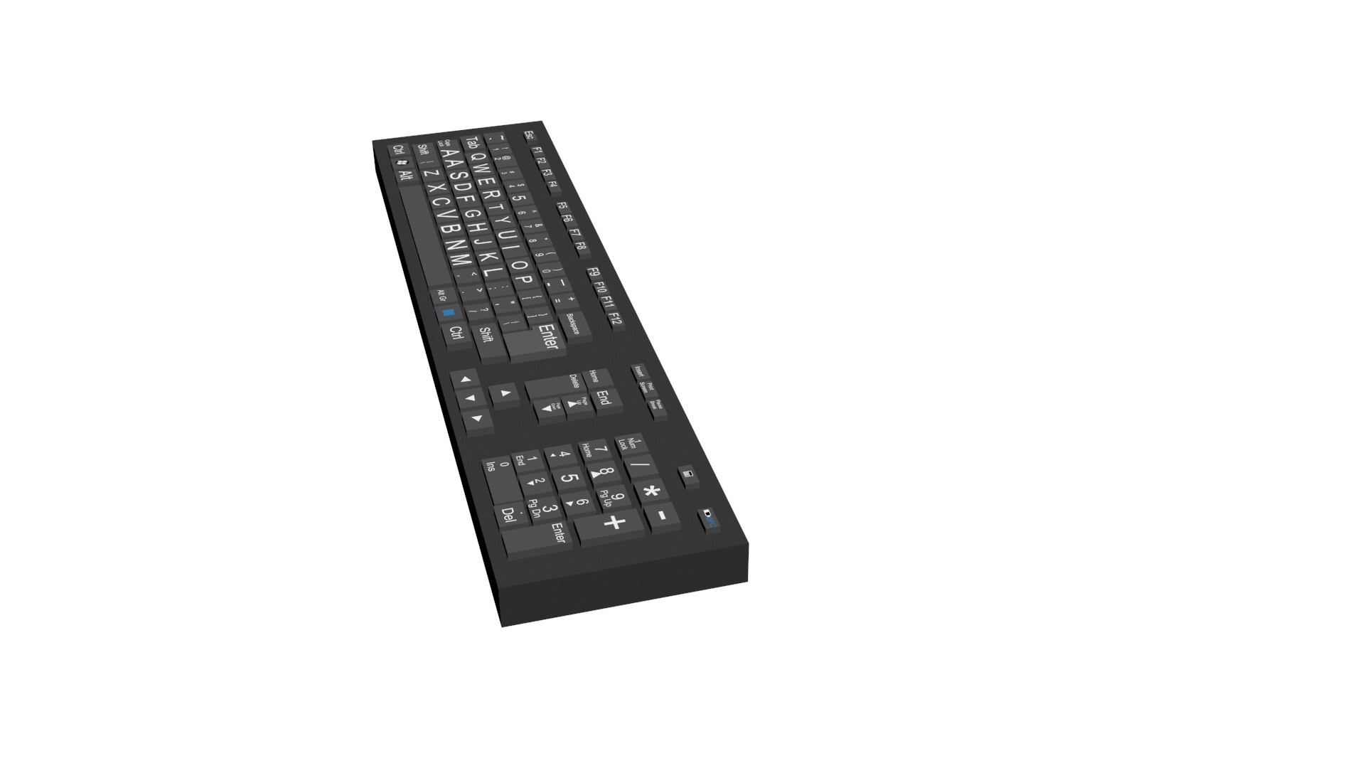 Keyboard 3D Model - TurboSquid 1598977