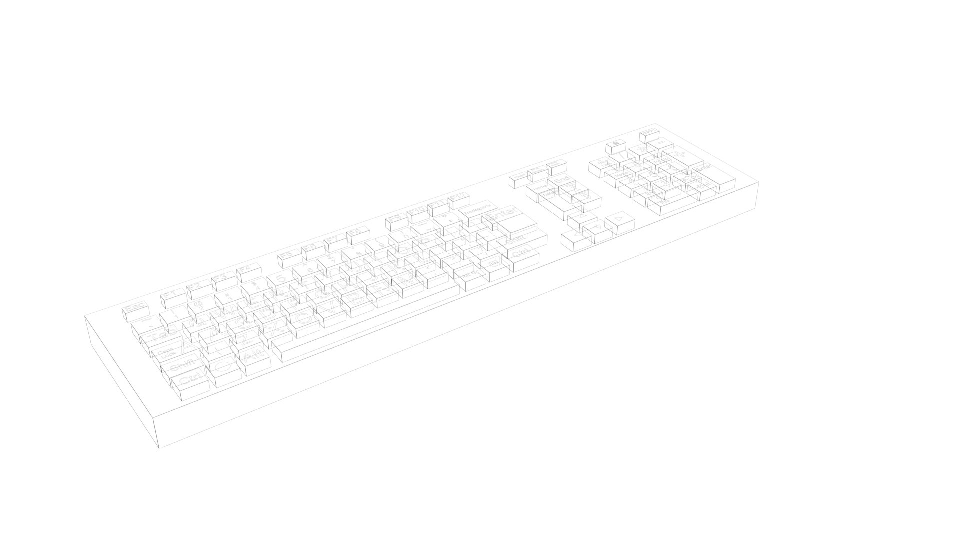 Keyboard 3D Model - TurboSquid 1598977