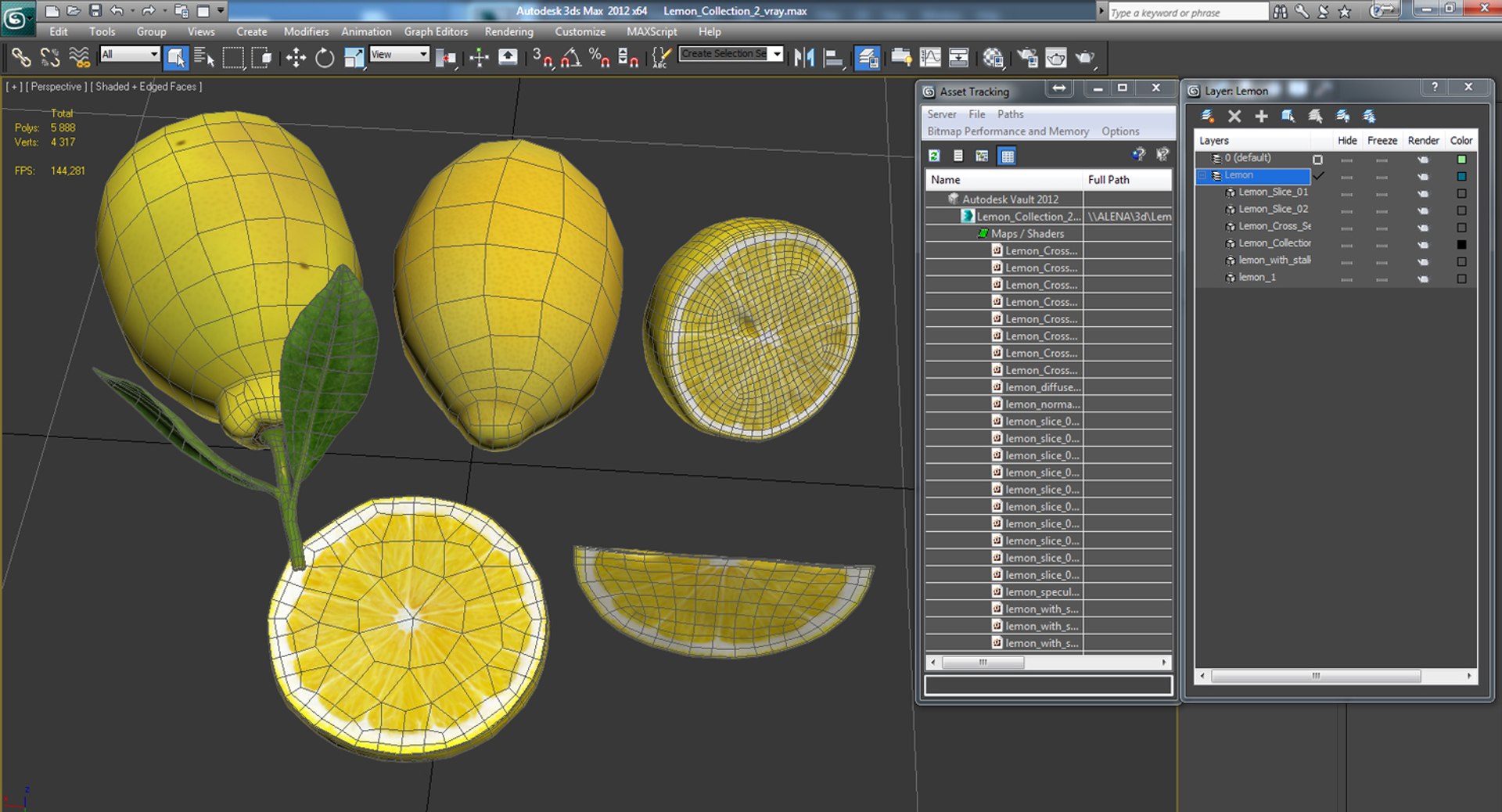 3D lemon 2 model - TurboSquid 1223901