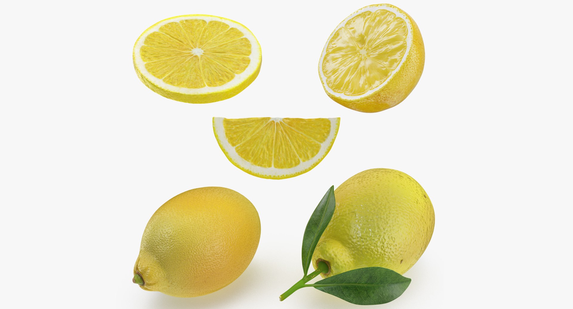 3D Lemon 2 Model - TurboSquid 1223901