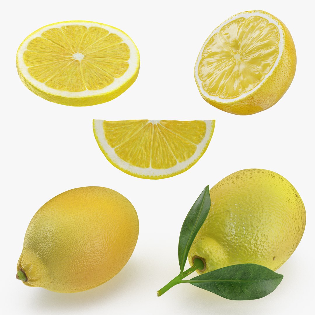 3D lemon 2 model - TurboSquid 1223901