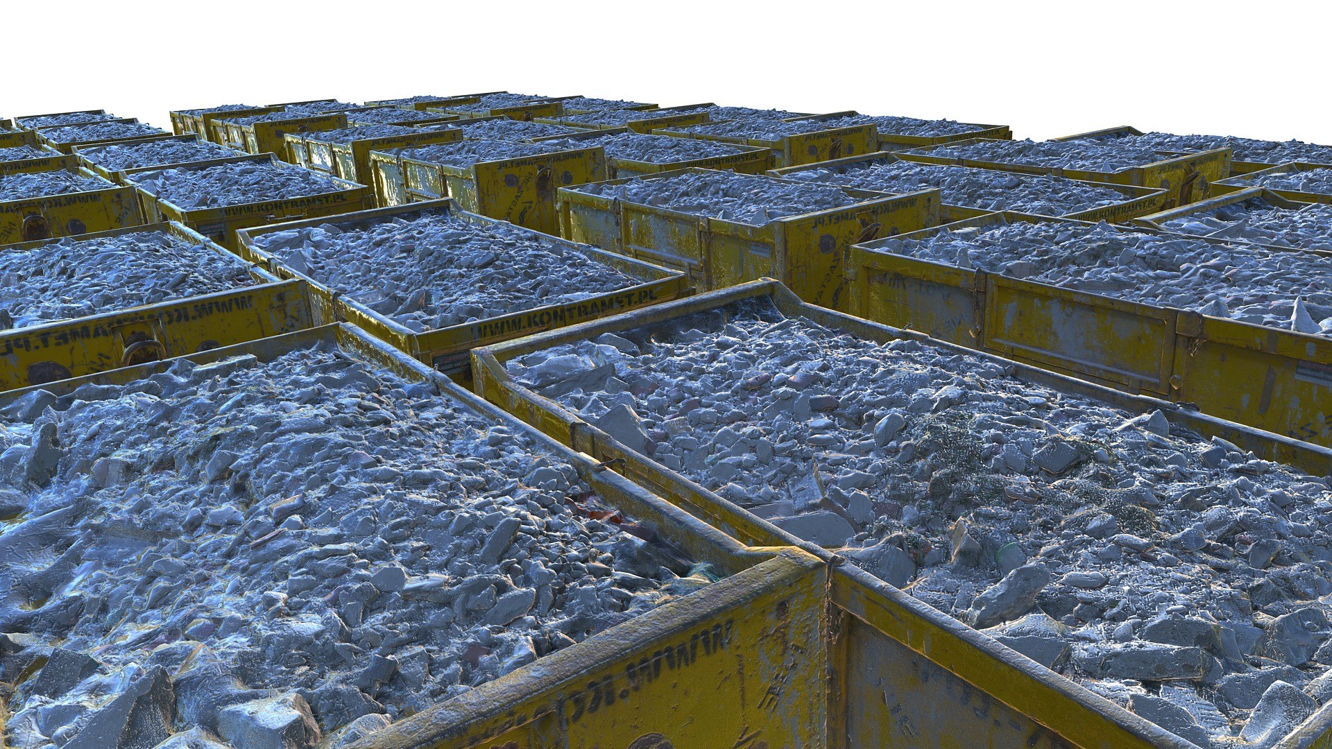 Container Debris Hd 16k 3d Model
