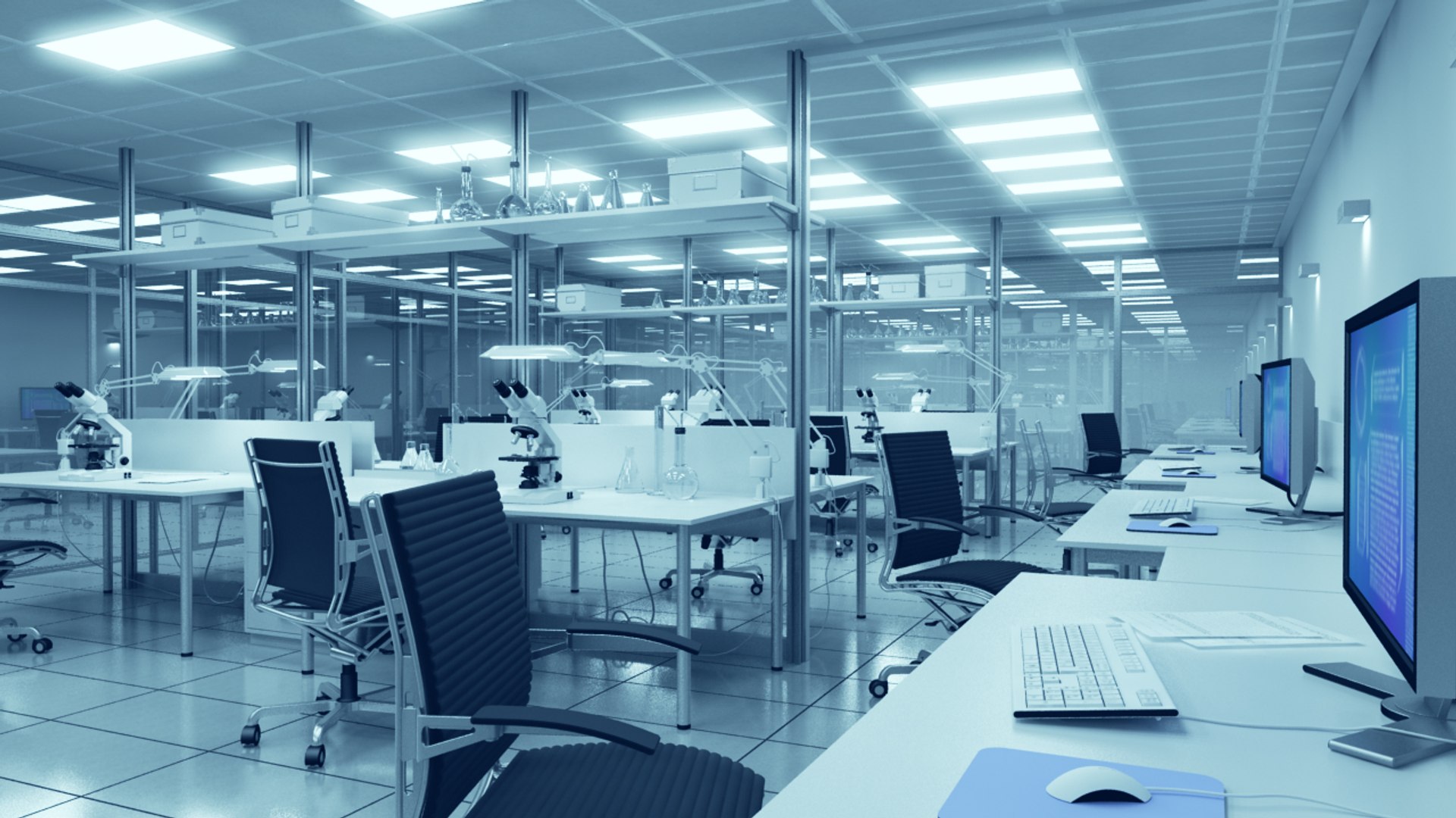 Pharmaceutical Laboratory Equipment 3d Model