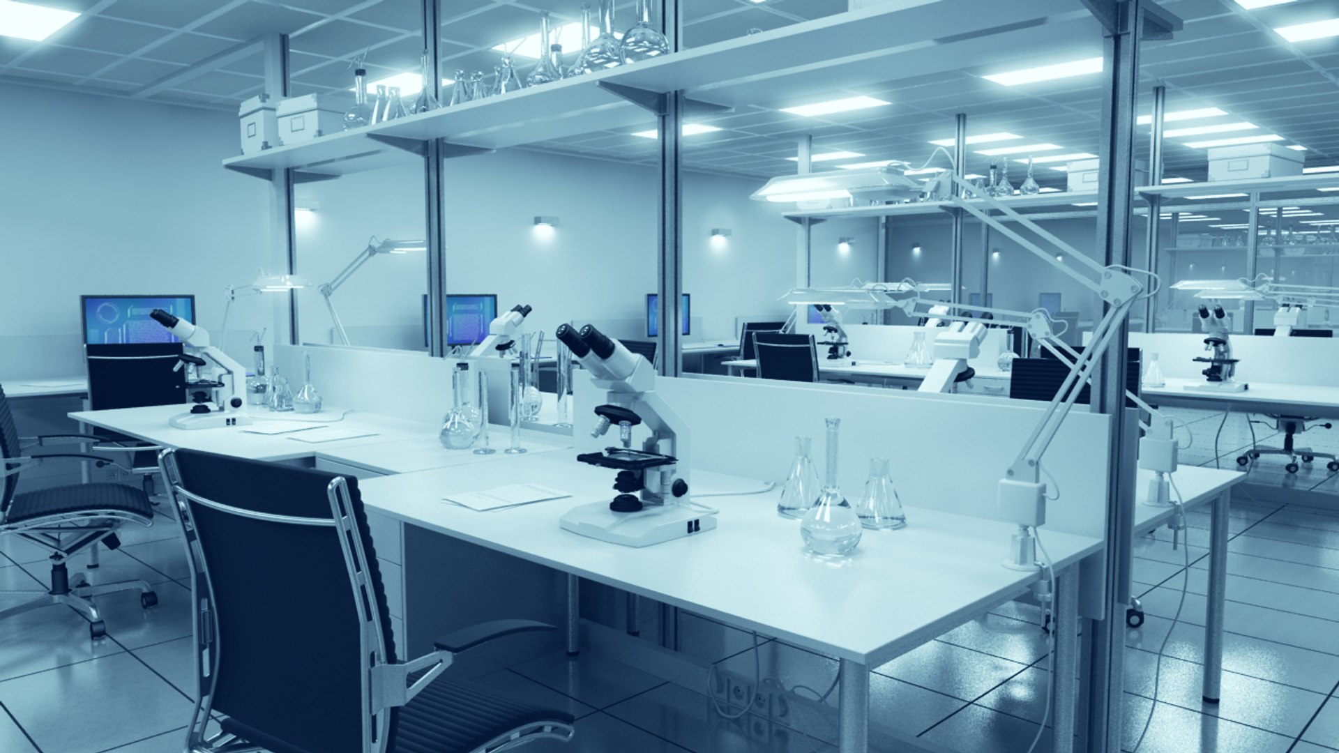 Pharmaceutical Laboratory Equipment 3d Model