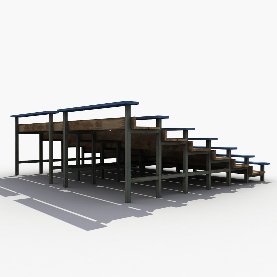 3d Bench Stadium