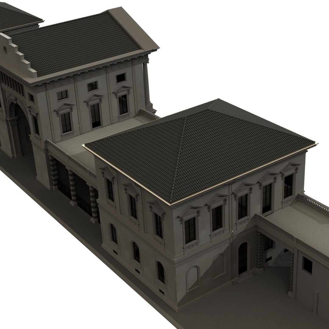 Neoclassical Building 3D Model - TurboSquid 1455197