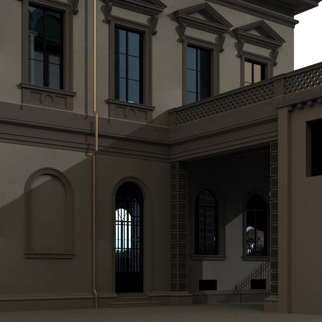 Neoclassical Building 3D Model - TurboSquid 1455197