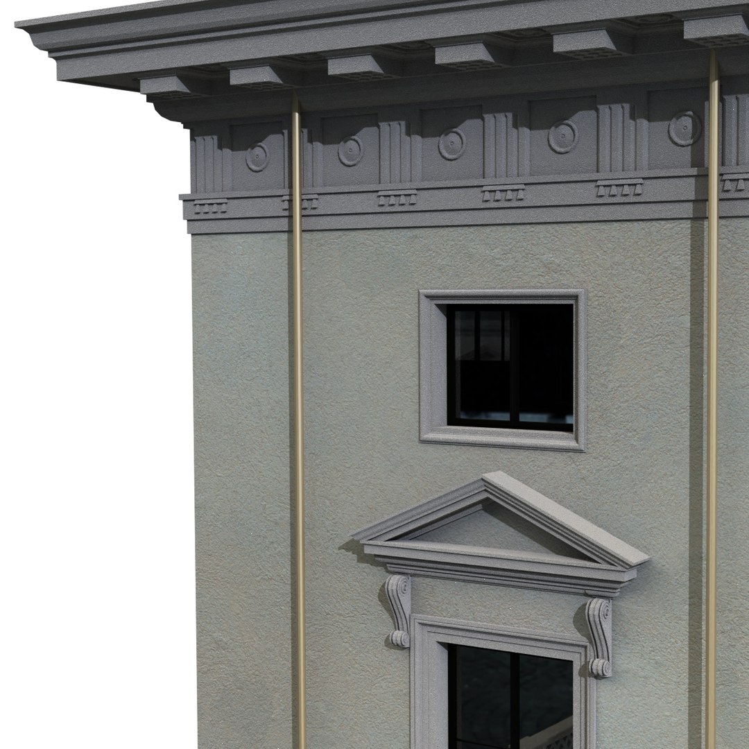 Neoclassical Building 3D Model - TurboSquid 1455197