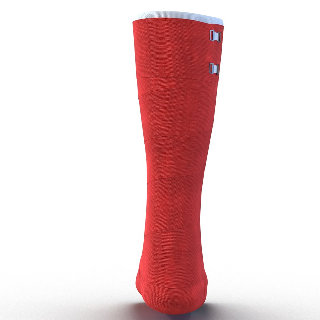 orthopedic cast leg 3d c4d