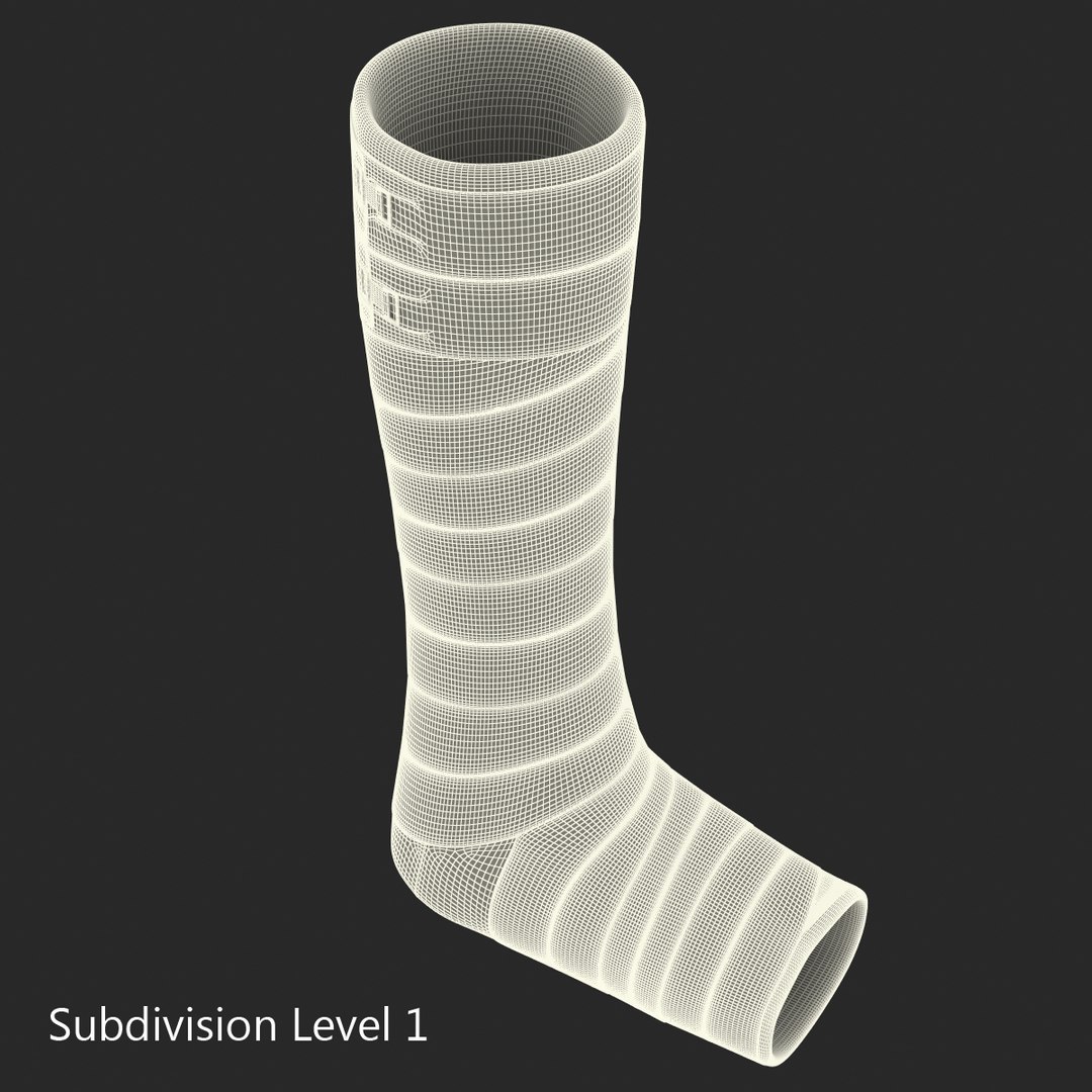 Orthopedic Cast Leg 3d C4d