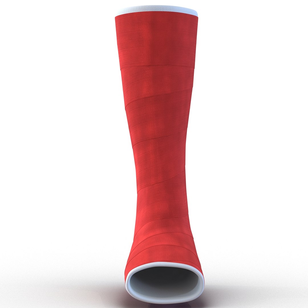 orthopedic cast leg 3d c4d