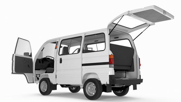3D модель Пассажирский фургон Suzuki Super Carry - TurboSquid 2239771