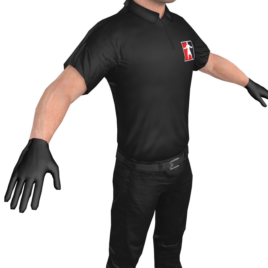 Mma referee 3D model - TurboSquid 1348277