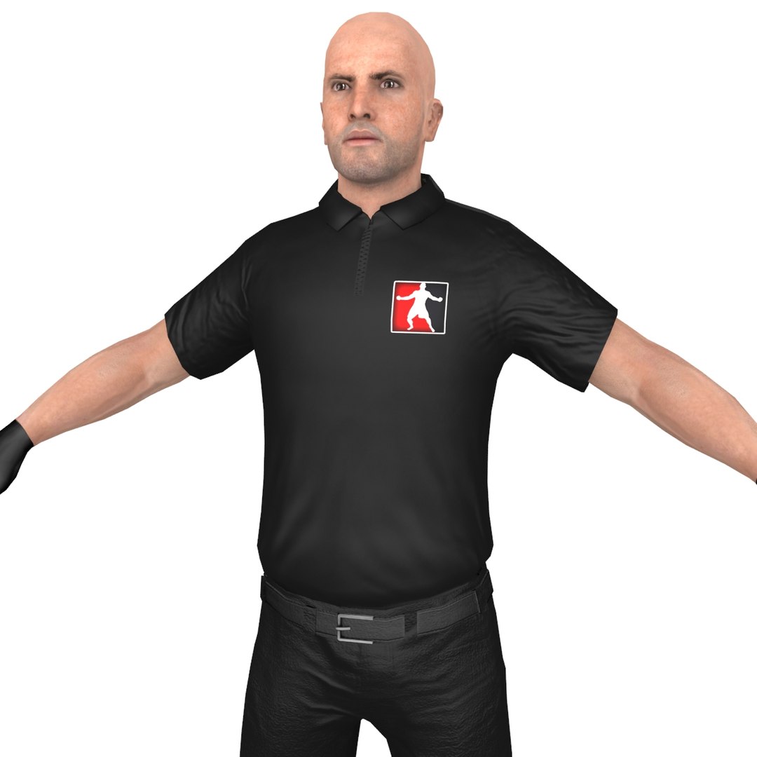 Mma Referee 3D Model - TurboSquid 1348277
