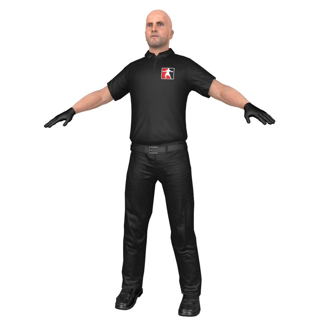 Mma Referee 3D Model - TurboSquid 1348277