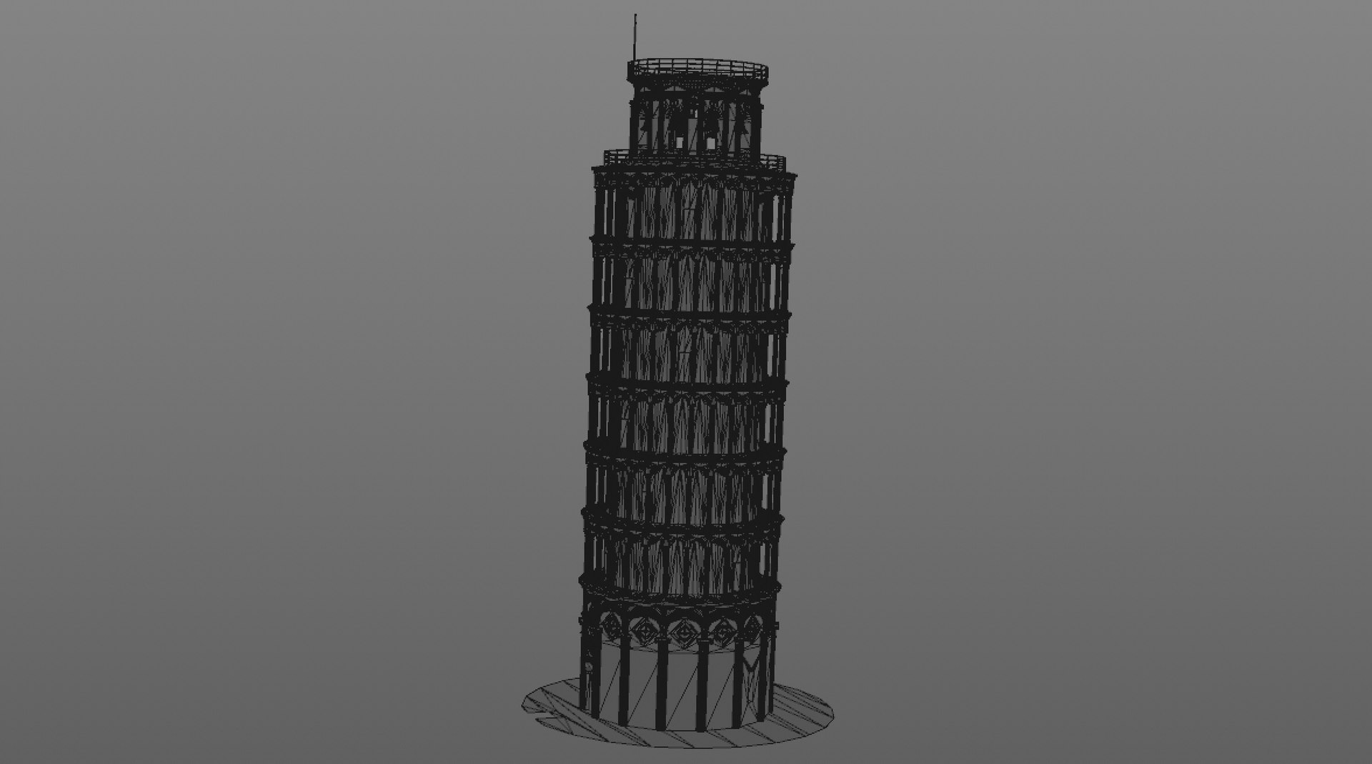 Leaning Tower Of Pisa 3D Model - TurboSquid 2121613