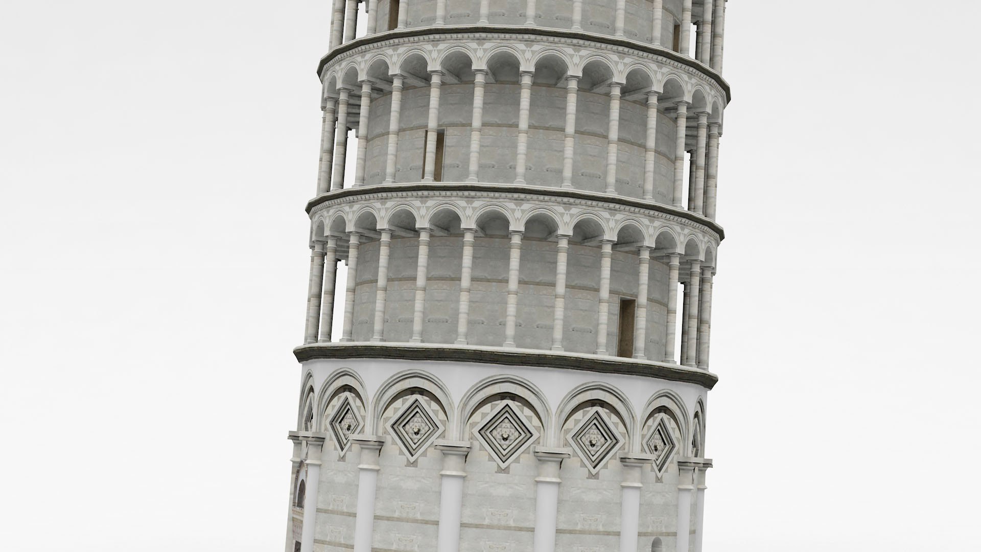 Leaning Tower Of Pisa 3D Model - TurboSquid 2121613