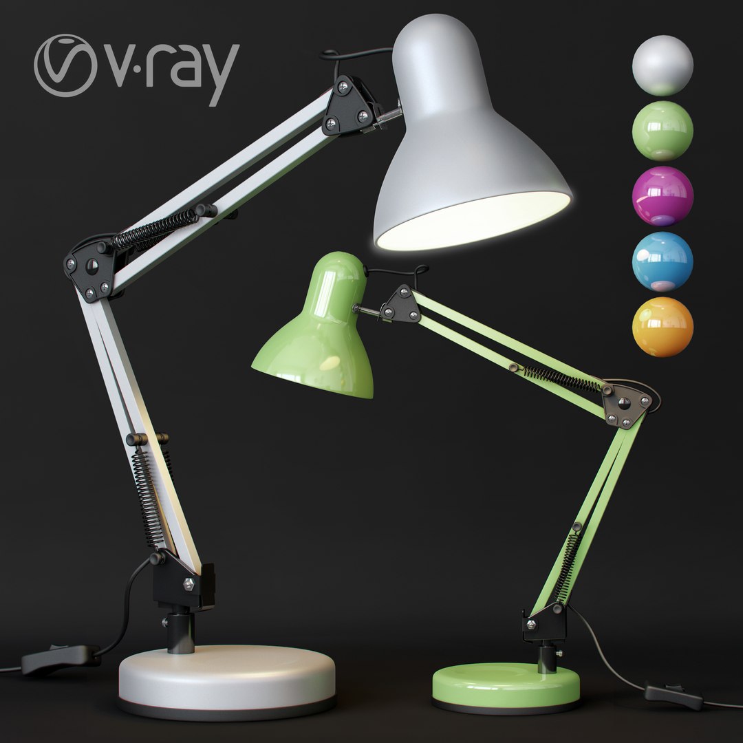 3D Model Set 5 Table Lamps - TurboSquid 1402851