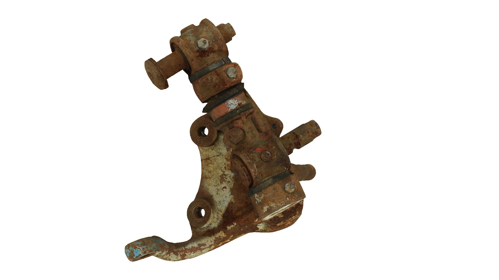 3D Rusty Wheel Axle Part Raw Scanned - TurboSquid 1796255