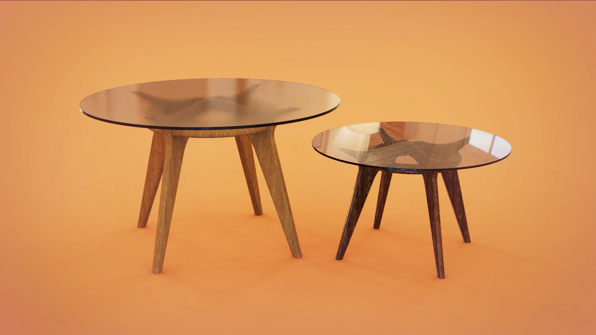 Glass Table Model - TurboSquid 2101534