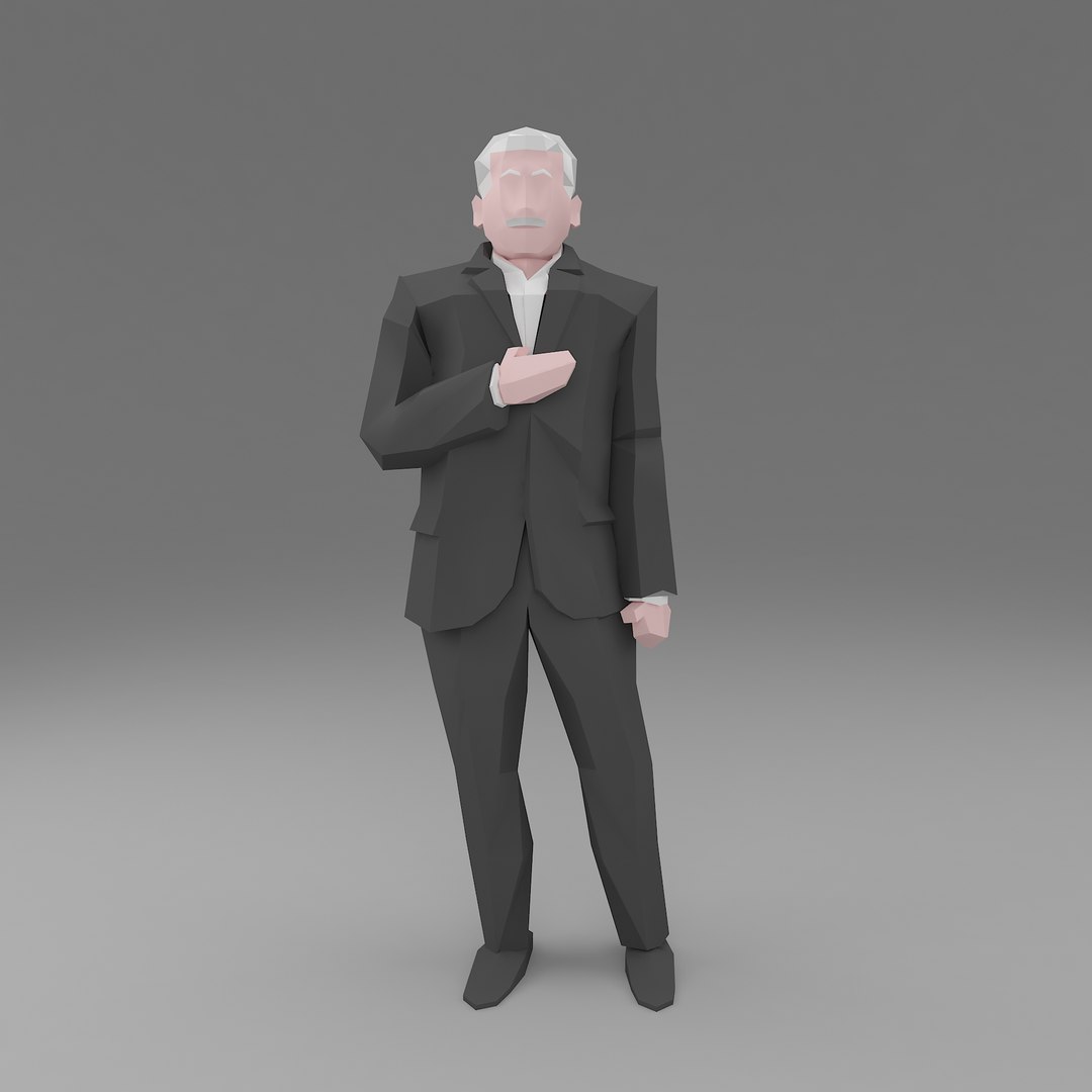 3D man character model - TurboSquid 1690140