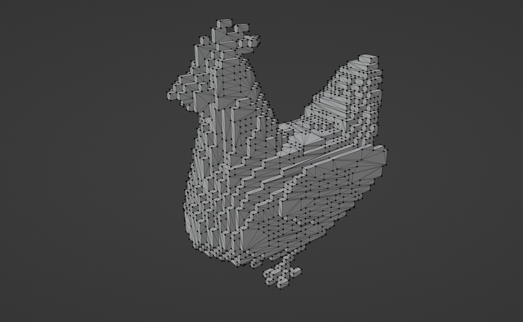 3D Animal Chicken 3D Voxel - TurboSquid 1843764