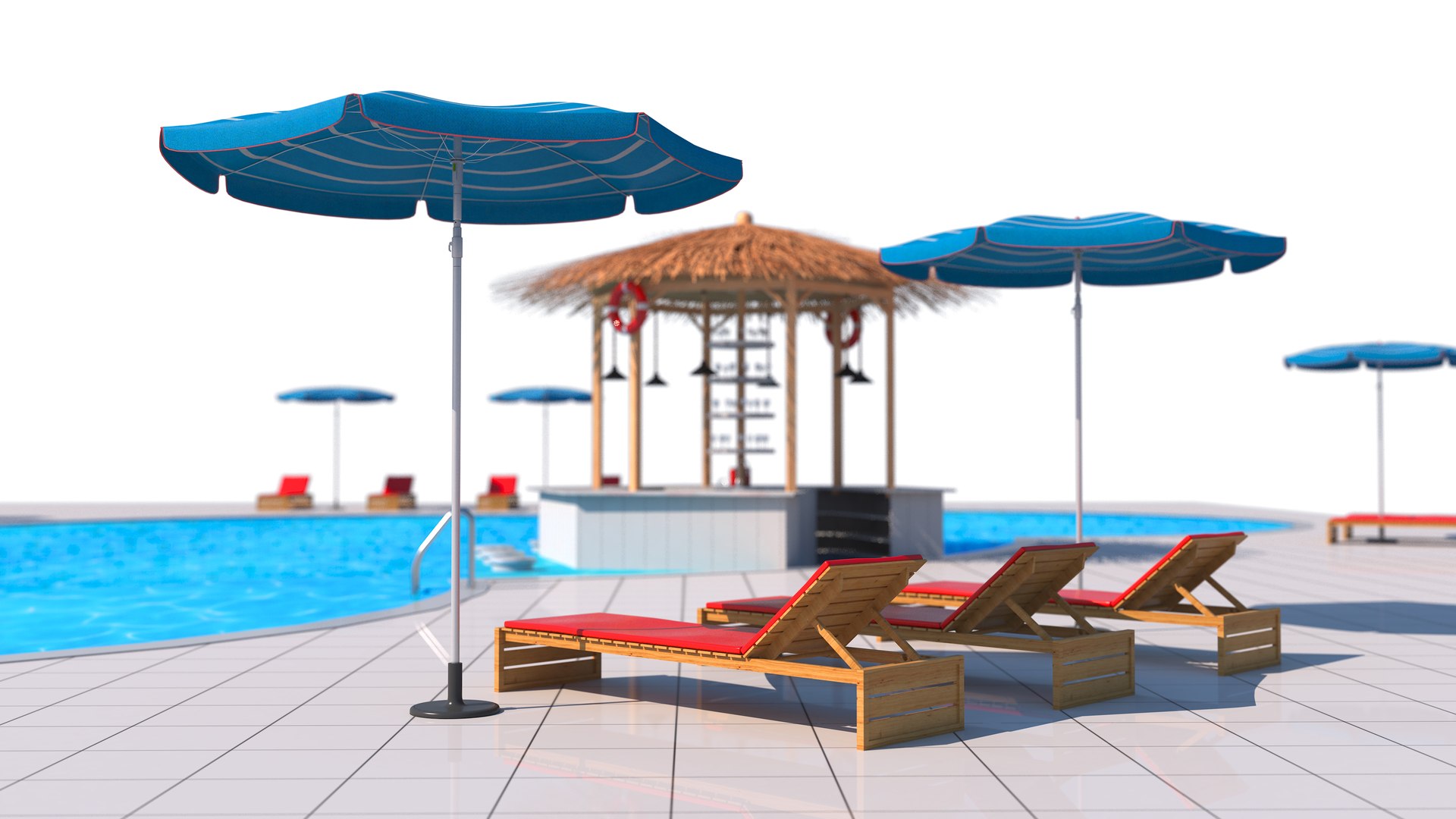 3D Model Swimming Pool - TurboSquid 1915650