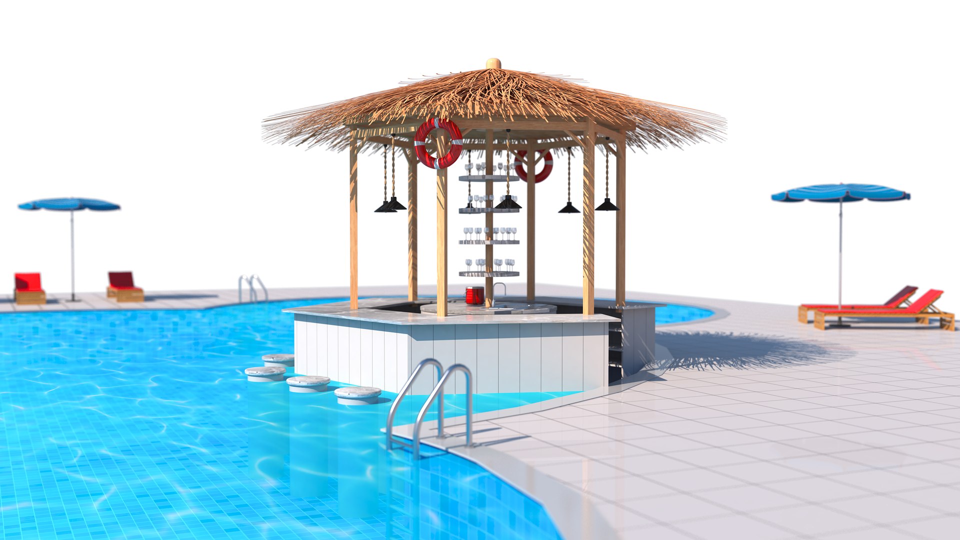 3D Model Swimming Pool - TurboSquid 1915650