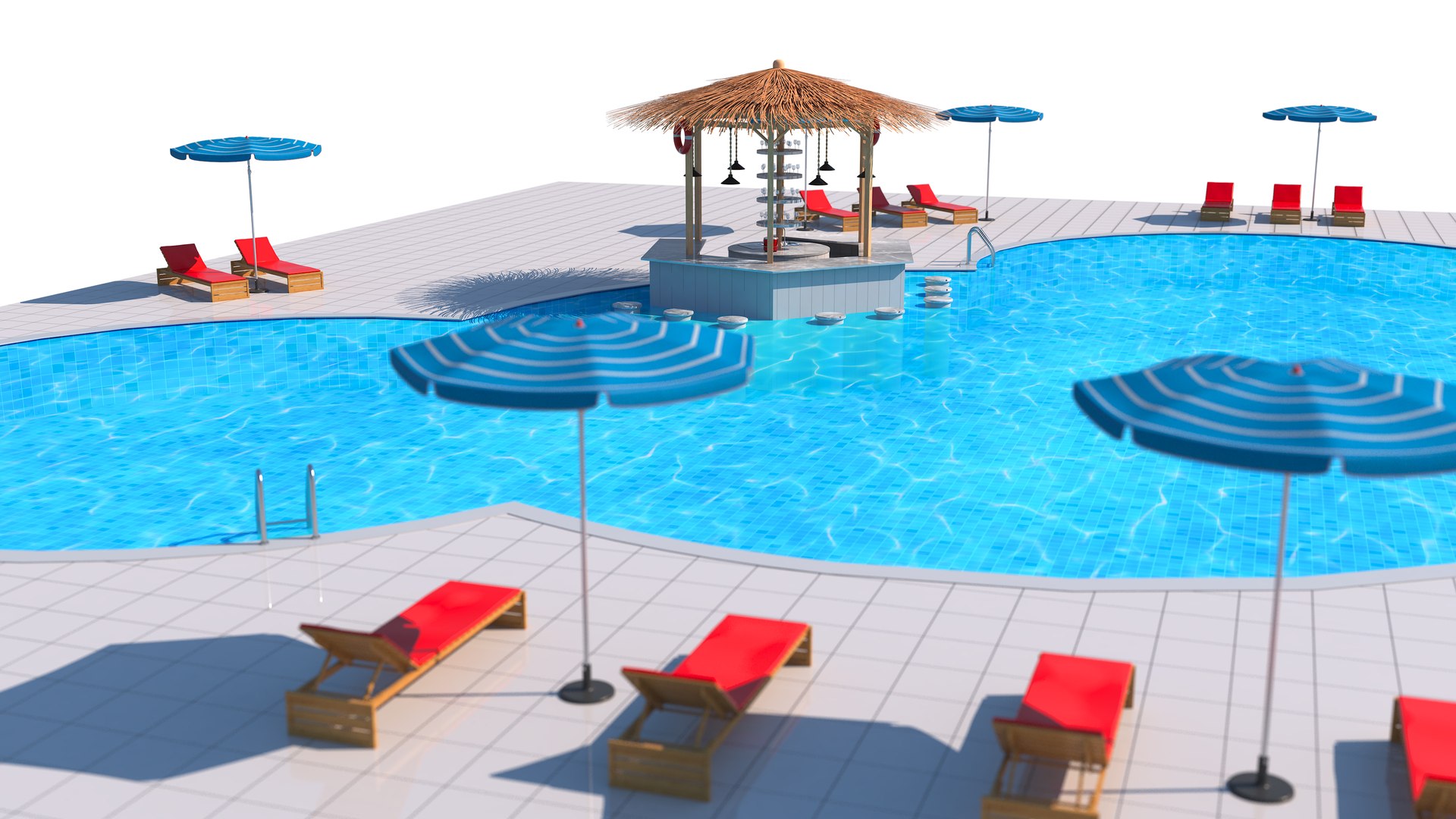 3D Model Swimming Pool - TurboSquid 1915650