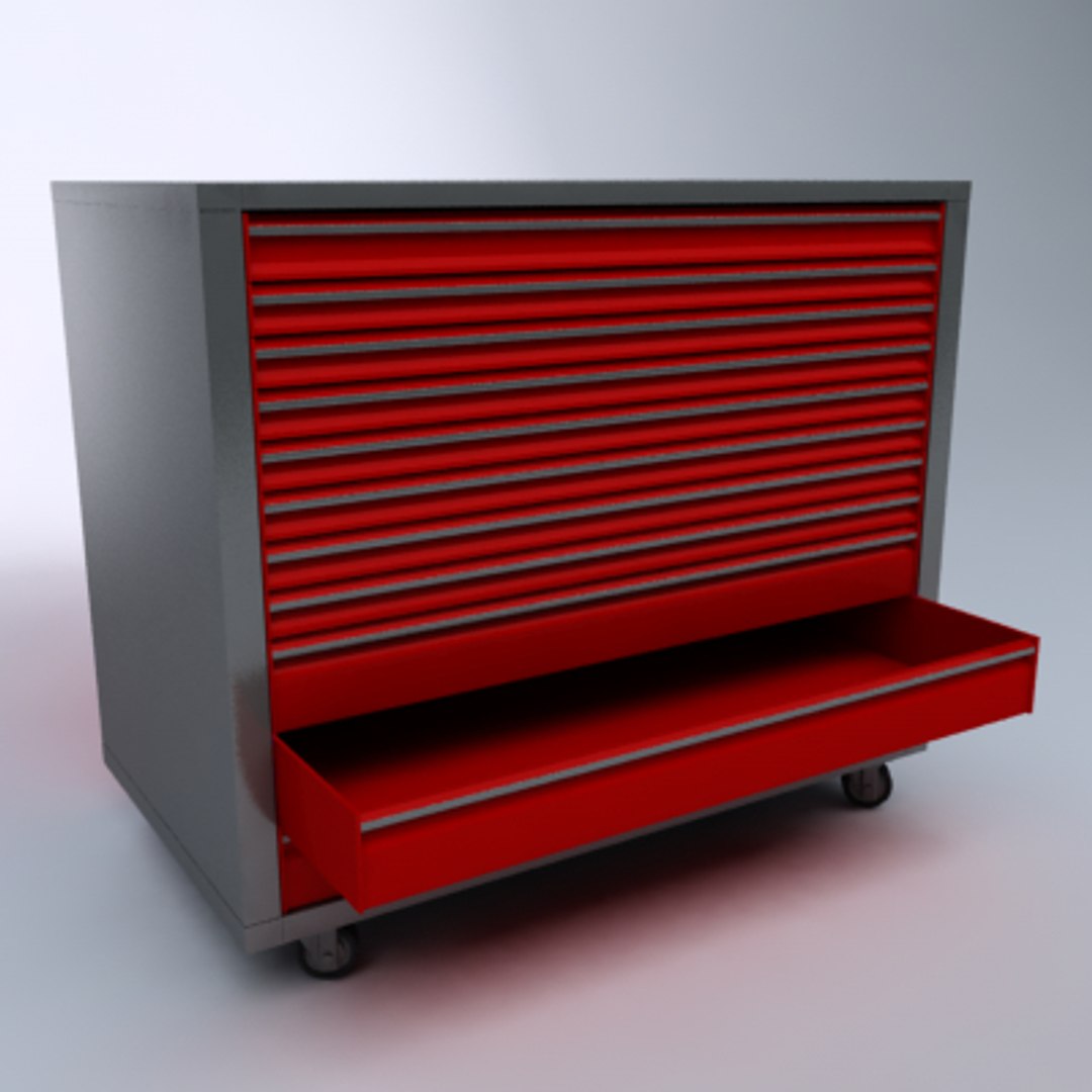 3d Model Of Tool Rack