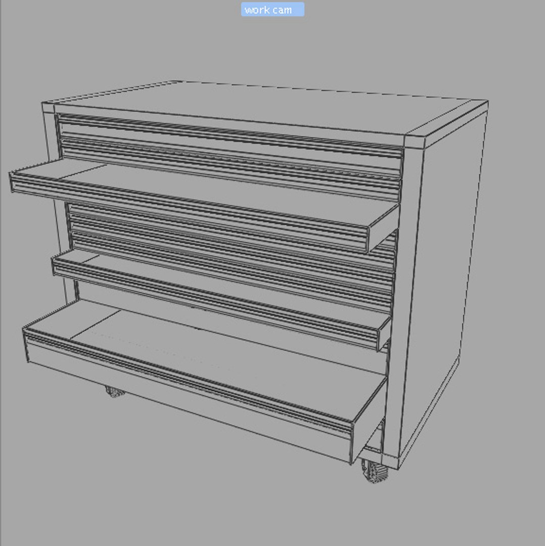 3d Model Of Tool Rack