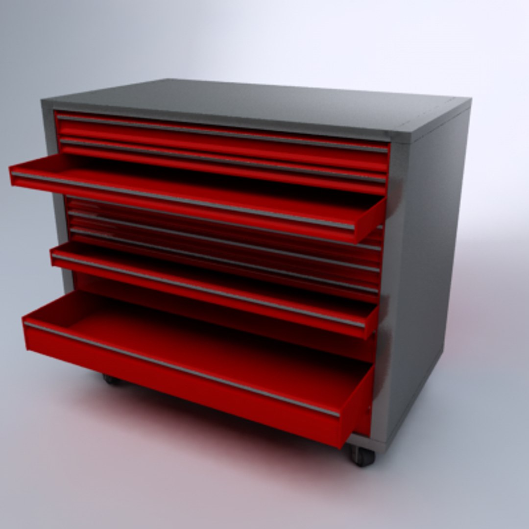 3d Model Of Tool Rack