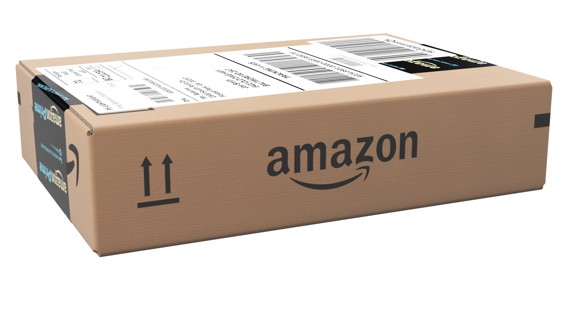 Amazon Parcels Box 23x16x5cm 3D Model - TurboSquid 1990935