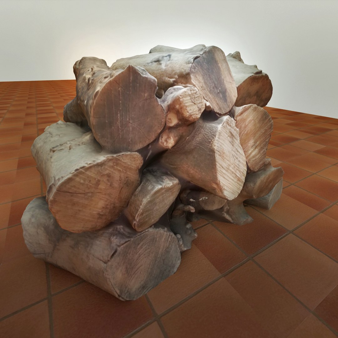 realistic wood 3d model