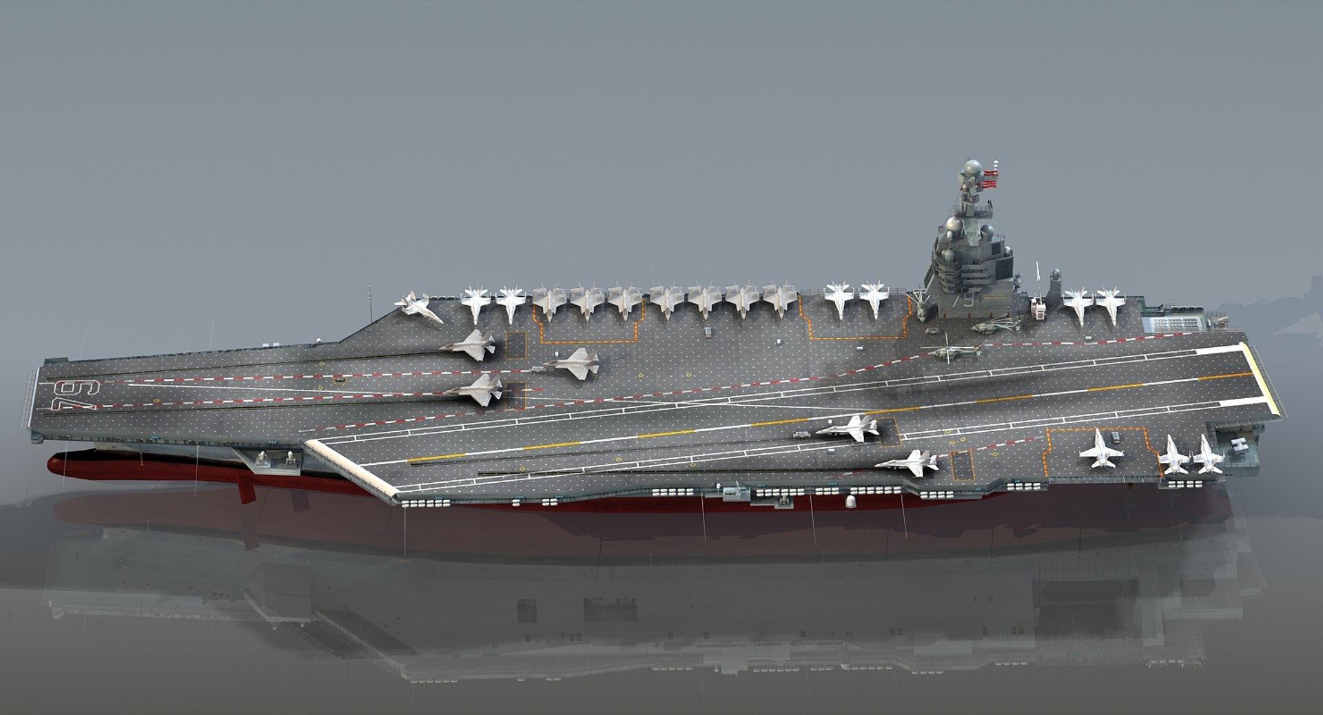 Uss john f kennedy 3D model - TurboSquid 1339034
