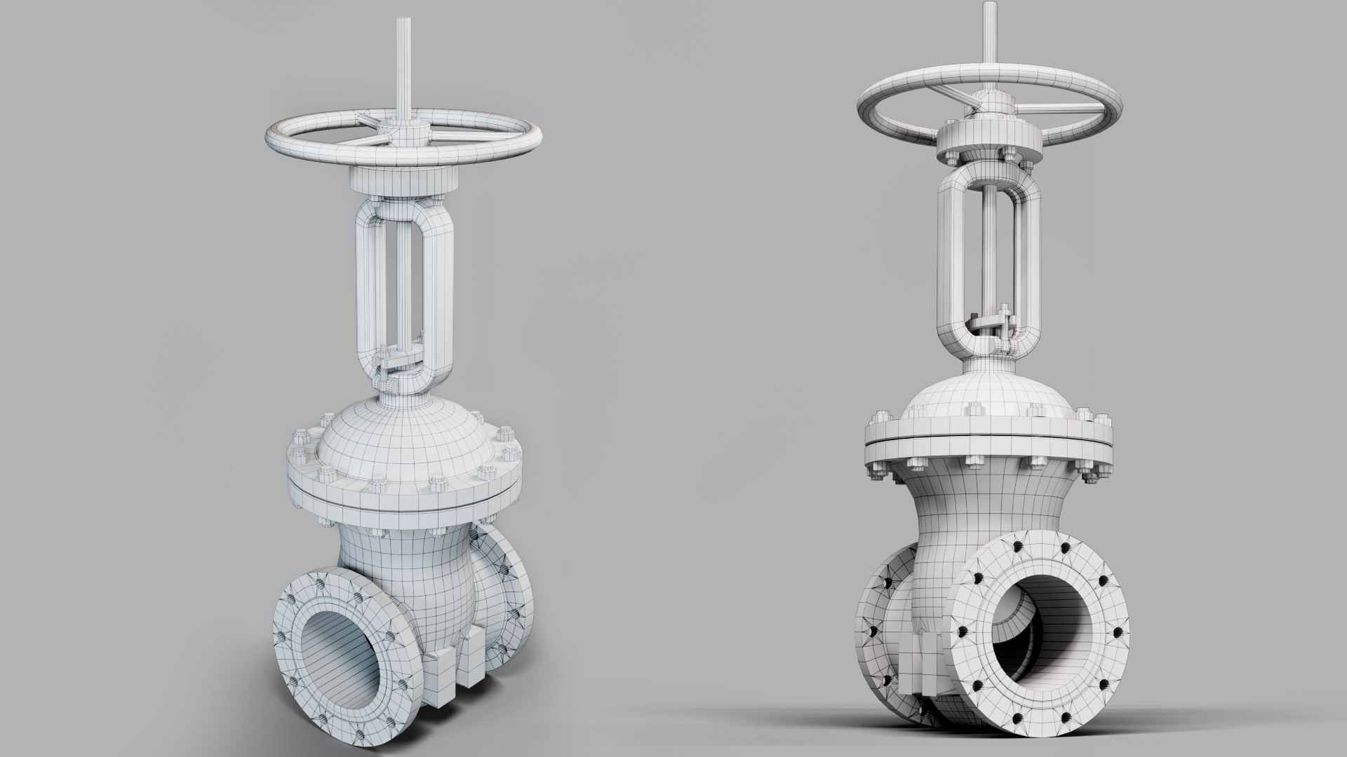 Industrial used valves 3D - TurboSquid 2148492
