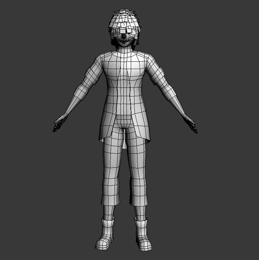 anime biped character max