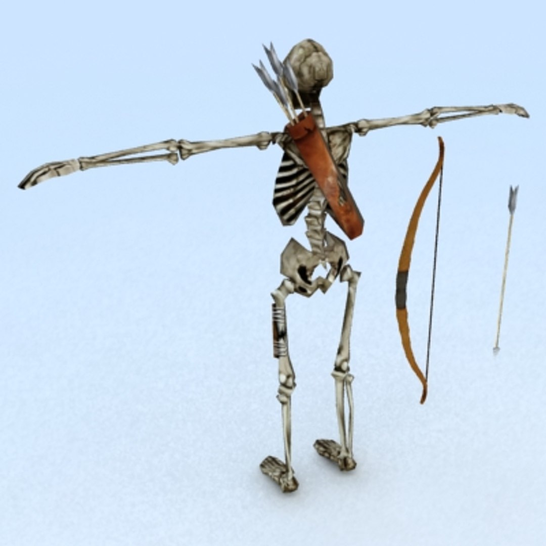 3ds max skeleton archer