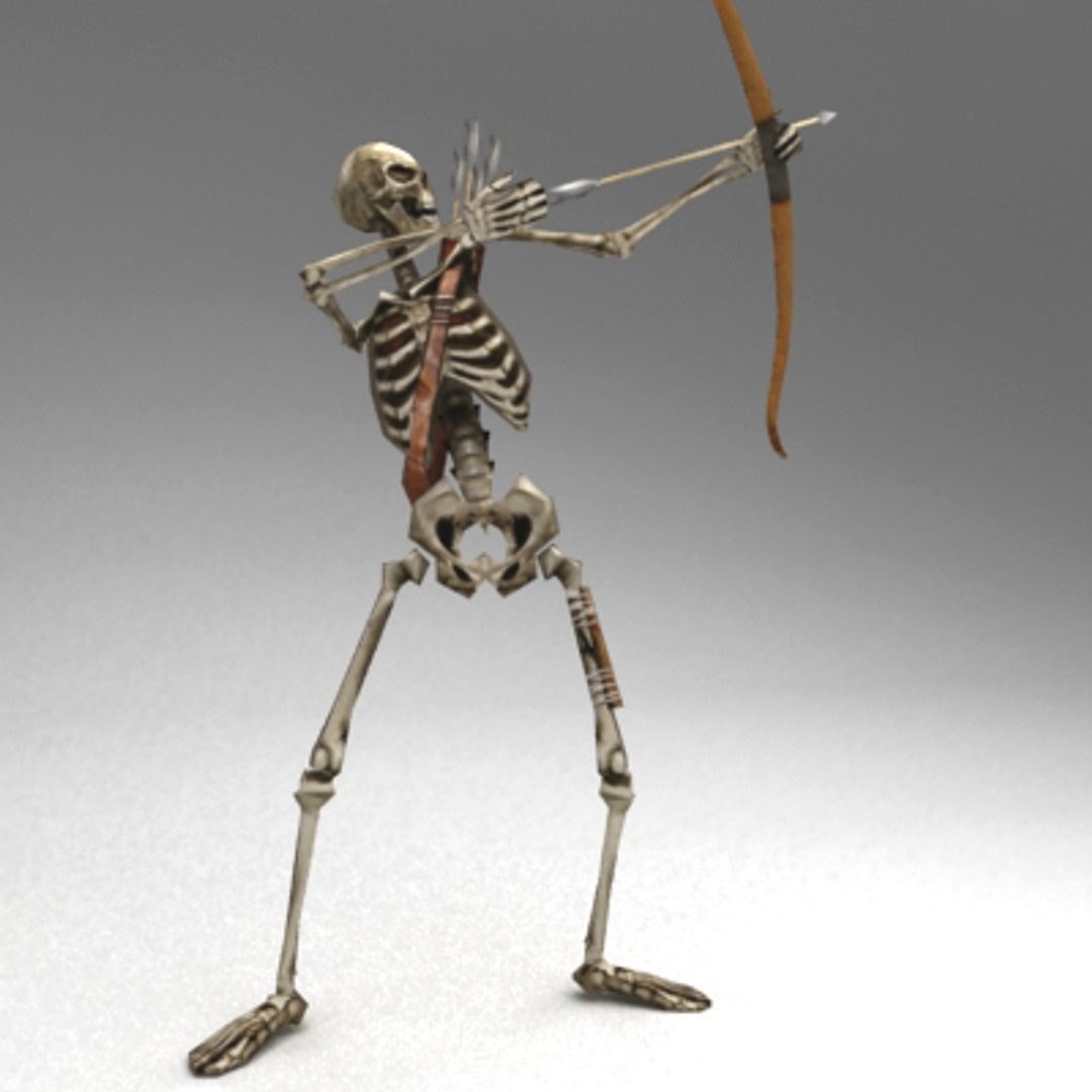 3ds max skeleton archer