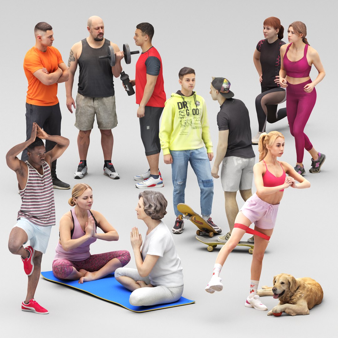 3D model People sport 04 - TurboSquid 1911543