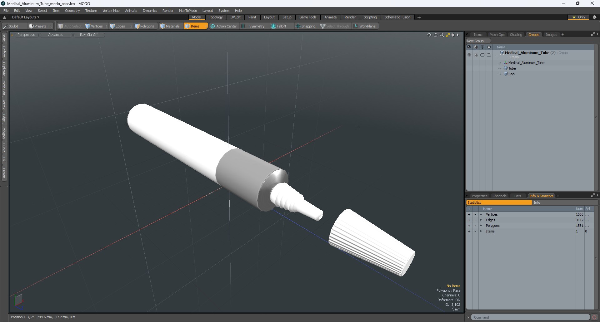 3D Medical Aluminum Tube - TurboSquid 2279839
