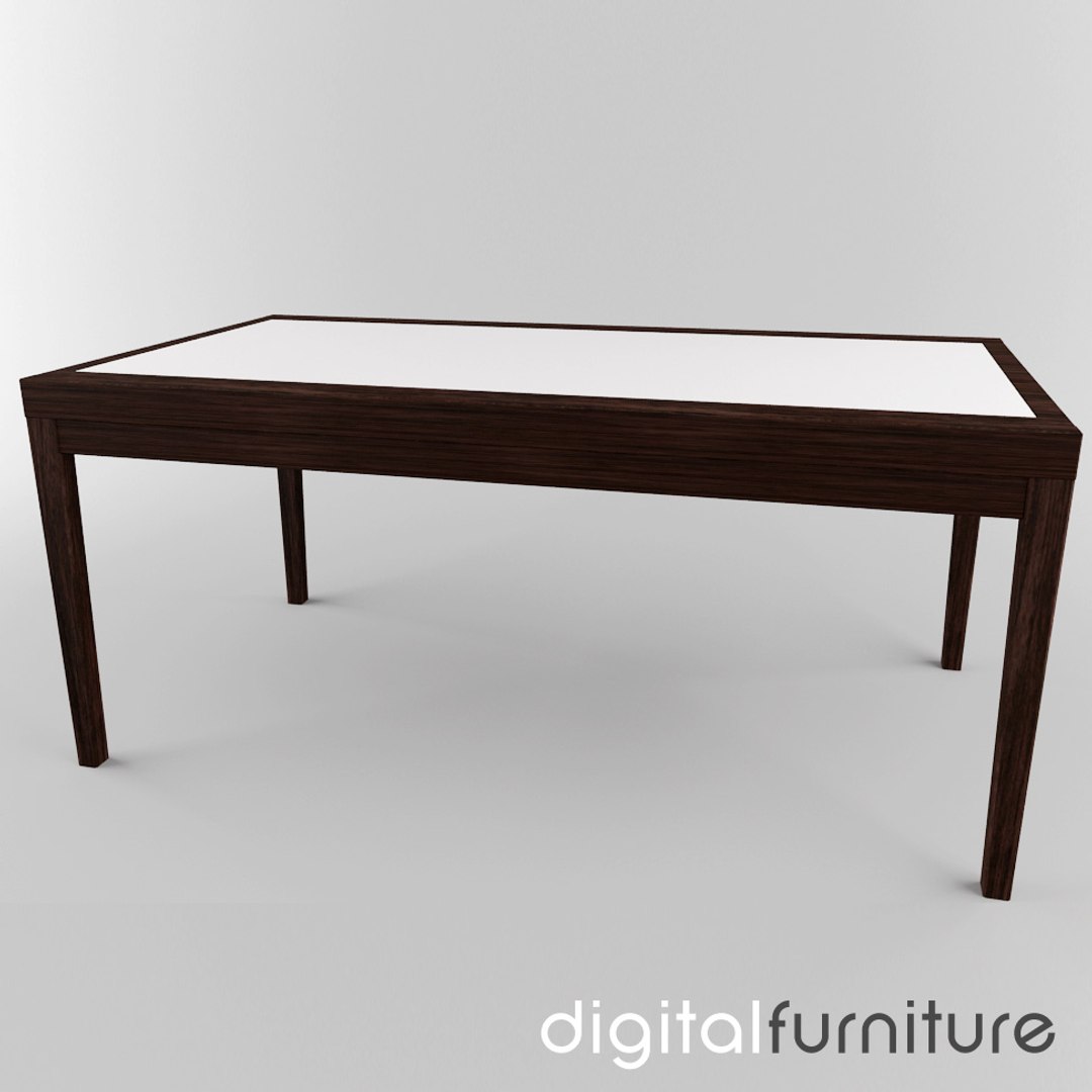 Dining Table 3d Obj