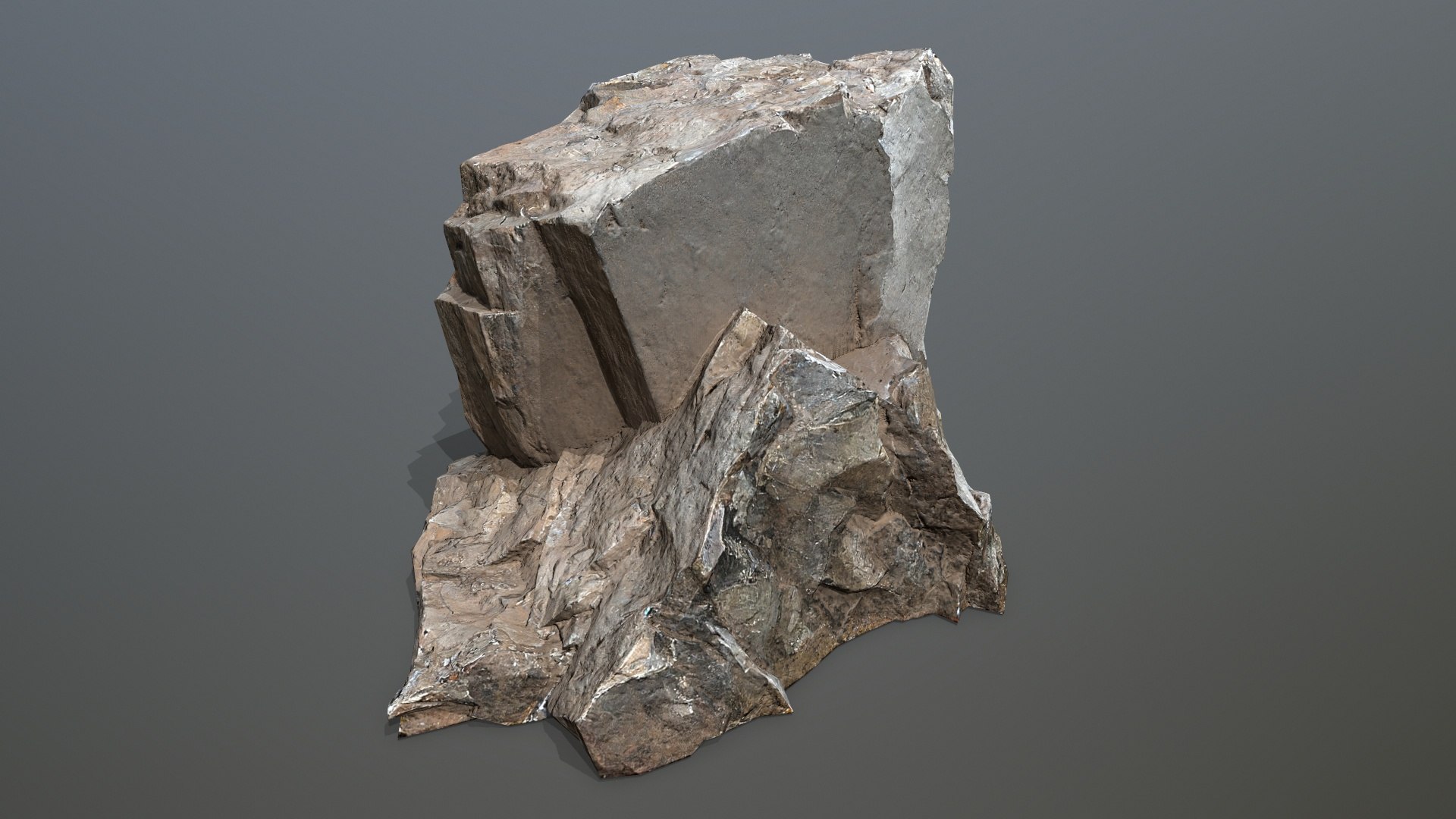 3D Model Desert Cliff Rocks - TurboSquid 2389615